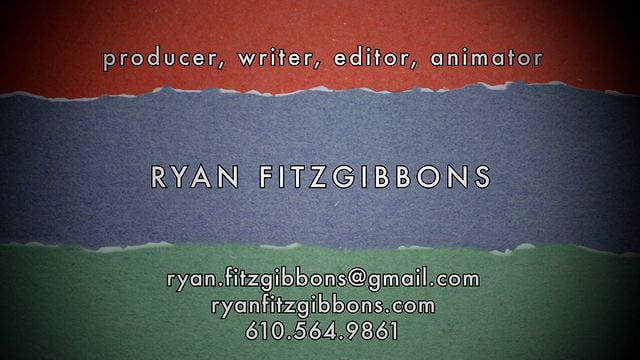 Ryan Fitzgibbons on Vimeo