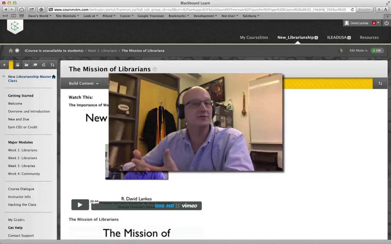 Hack the Course on Vimeo