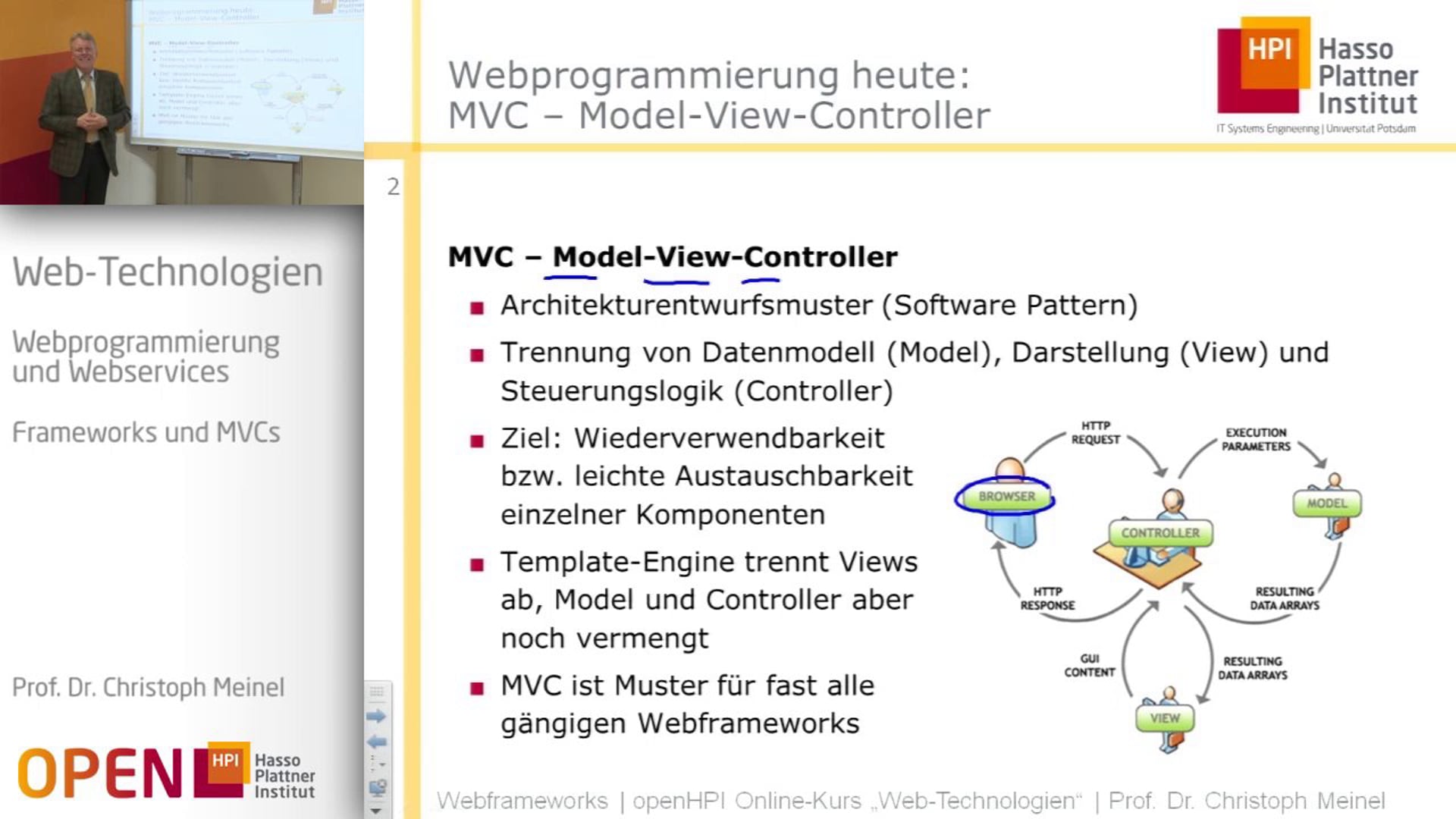Frameworks und MVCs | Web-Technologien | openHPI