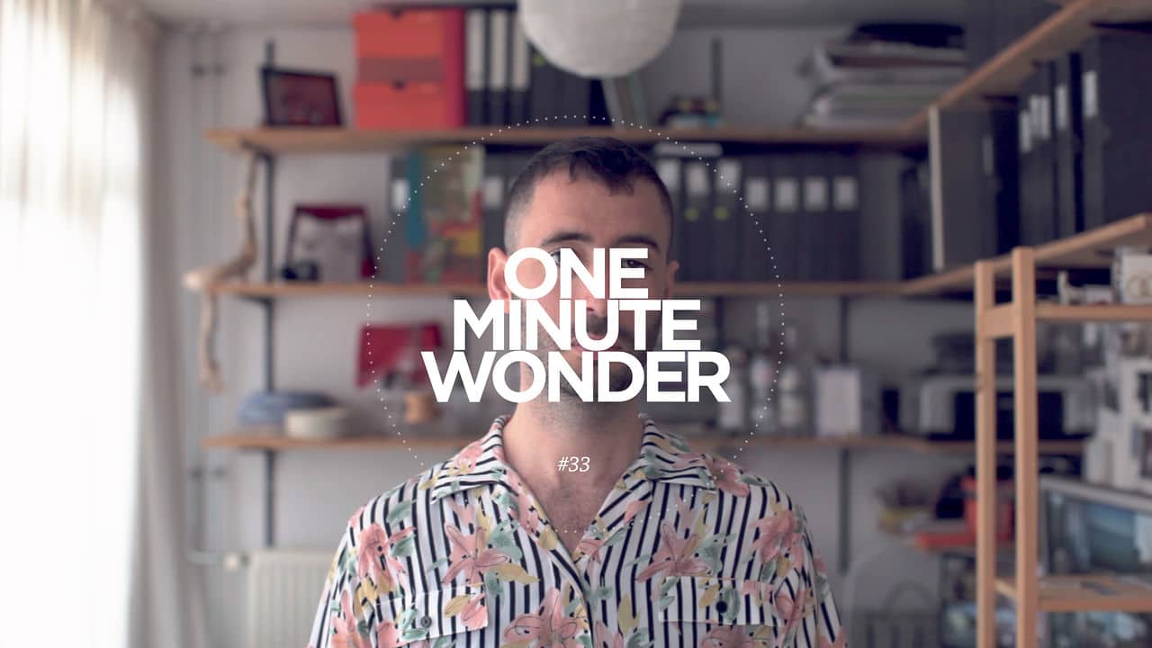 One Minute Wonder 33 - Yamandu Roos on Vimeo