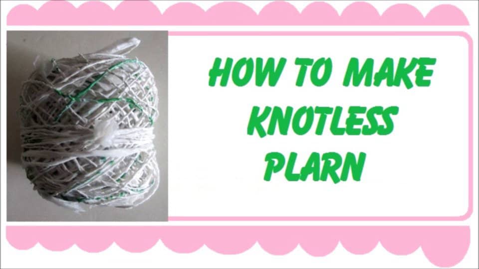 How To Make Knotless Plarn on Vimeo
