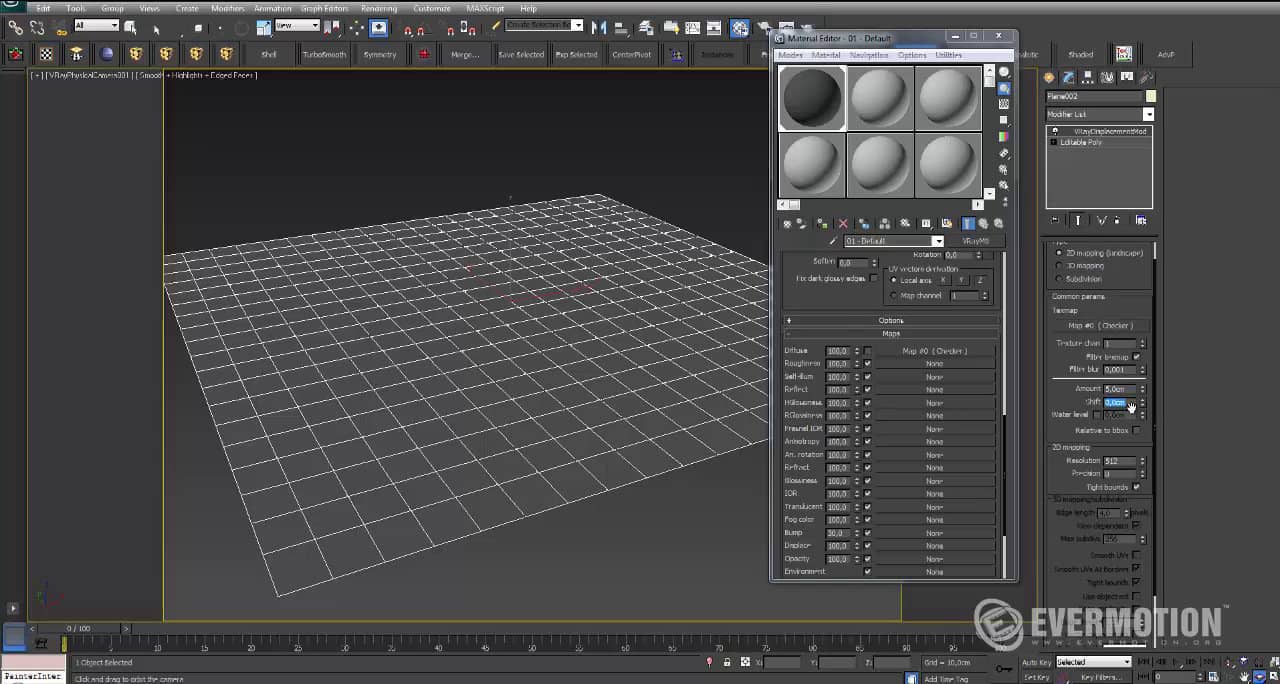 Tip of the Week. V-ray displacement basics - part 1 on Vimeo