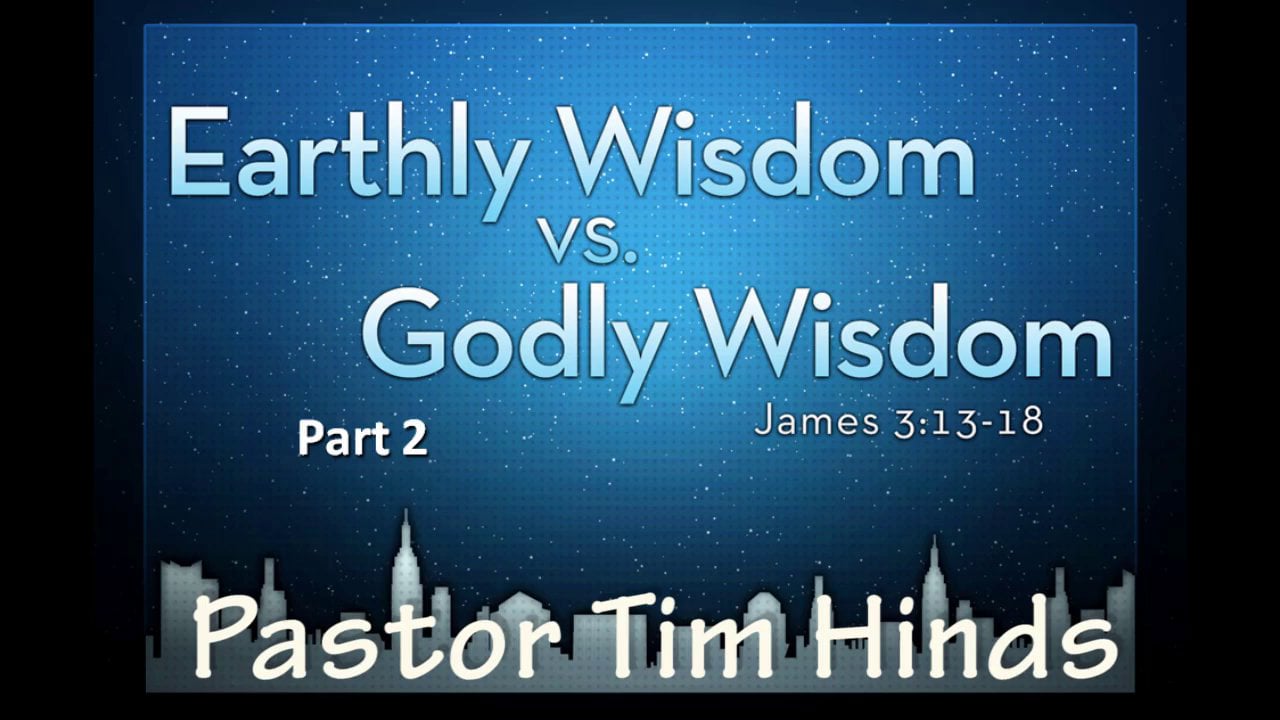 July 8, 2012 - Earthly Wisdom vs Godly Wisdom Part II - Tim Hinds on Vimeo