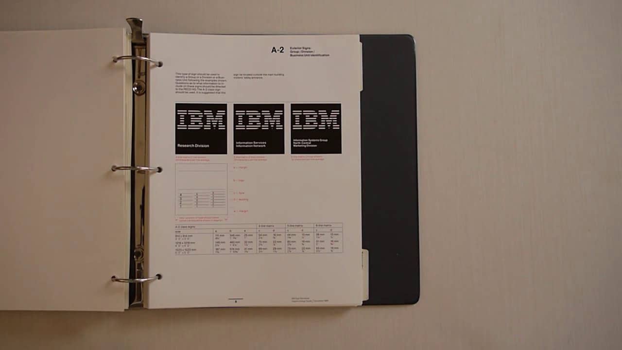 The IBM Graphic Design Guide on Vimeo