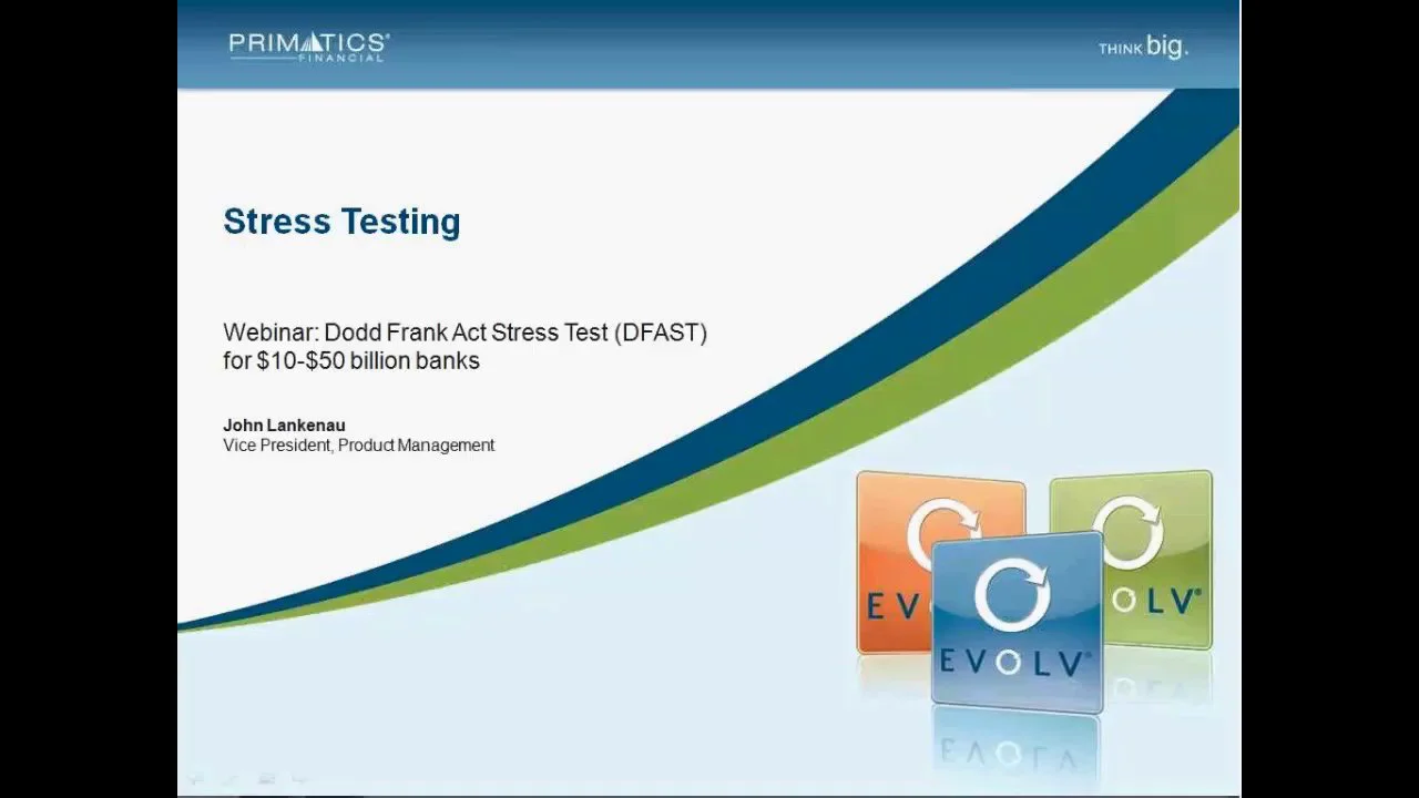 Webinar: Dodd Frank Act Stress Test (DFAST) on Vimeo