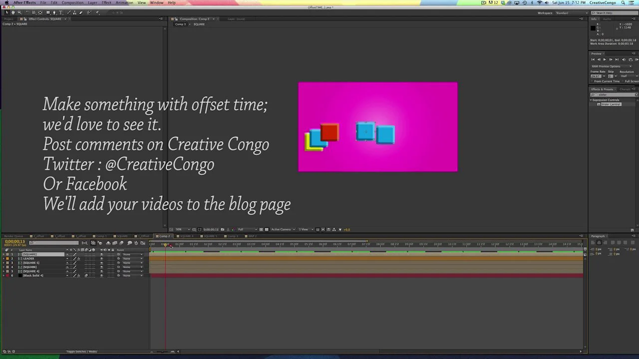 3 Techniques to create offset time animations in After Effects ...