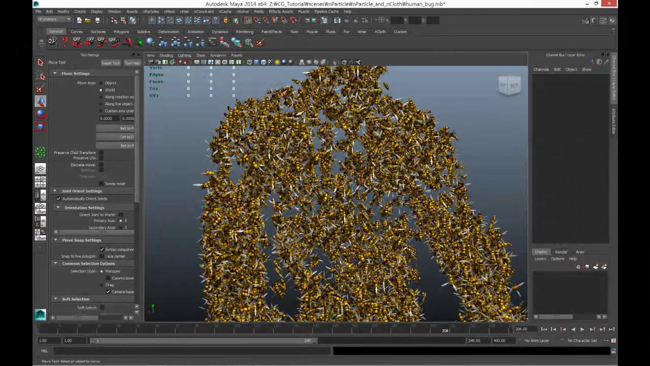 이남국의 maya nParticle nCloth in 마야 동영상 강좌 on Vimeo