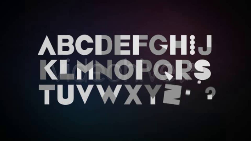 After Effects Animated Typeface on Vimeo