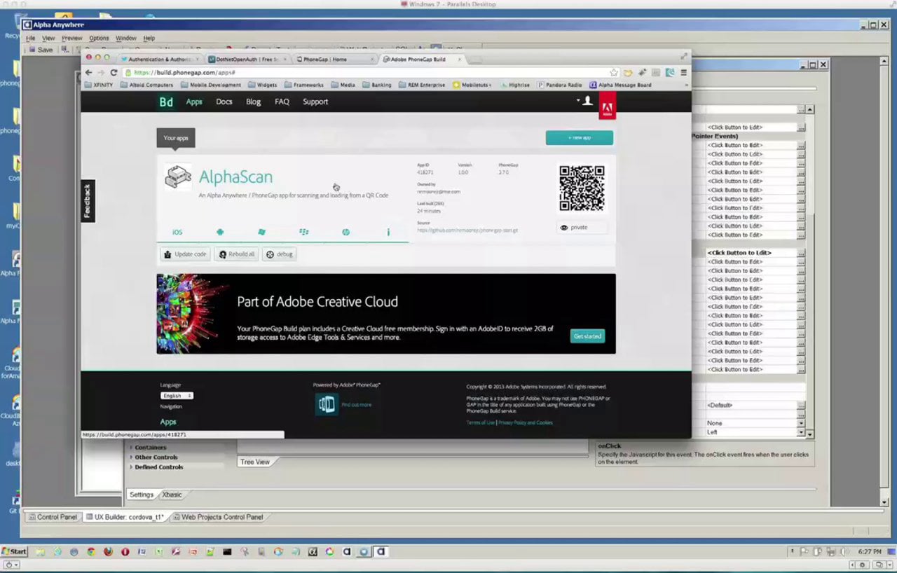 Alpha Anywhere with PhoneGap Build on Vimeo