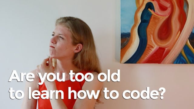 Are you too old to learn how to code? on Vimeo