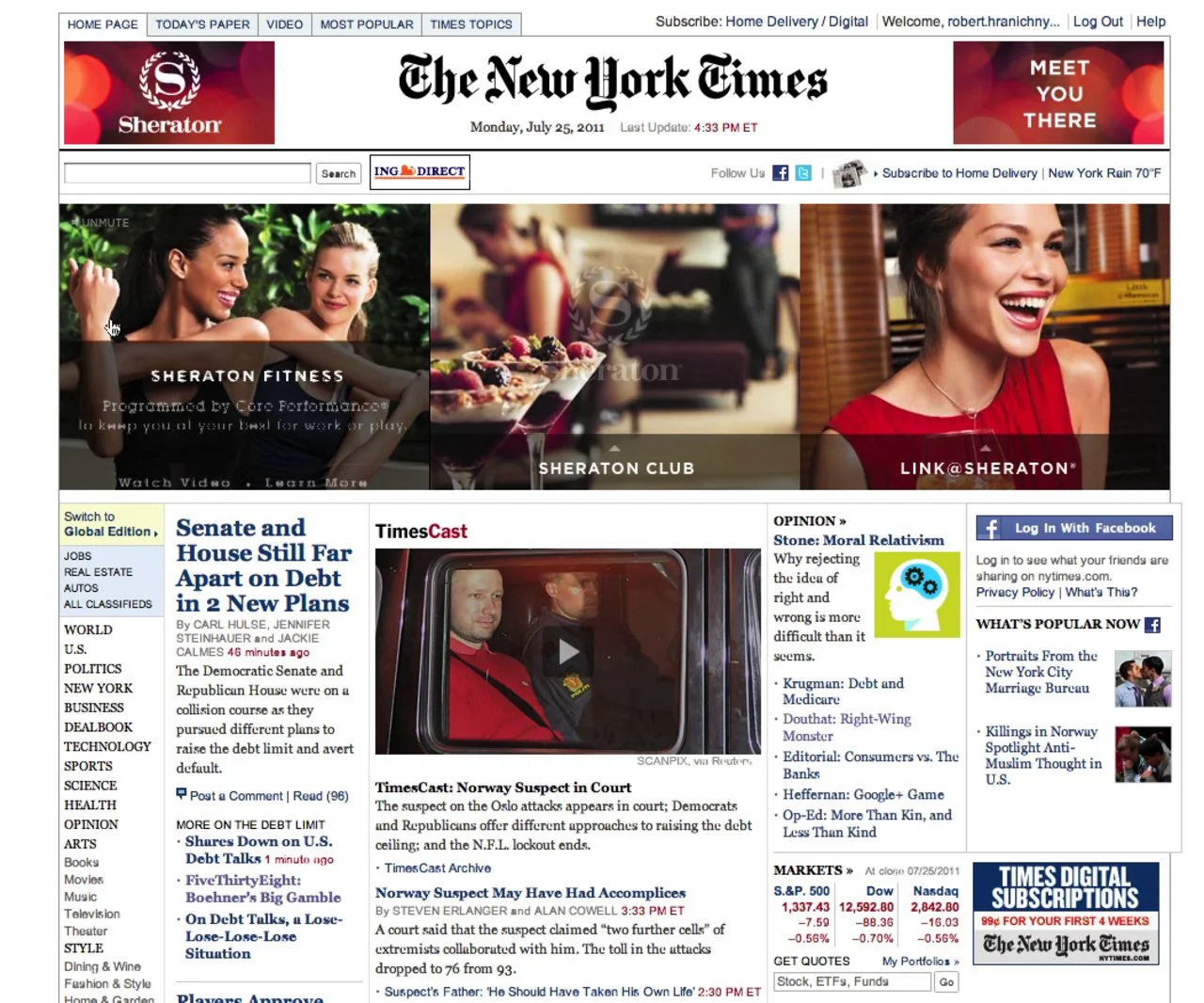NY TIMES Home Page Takeover on Vimeo