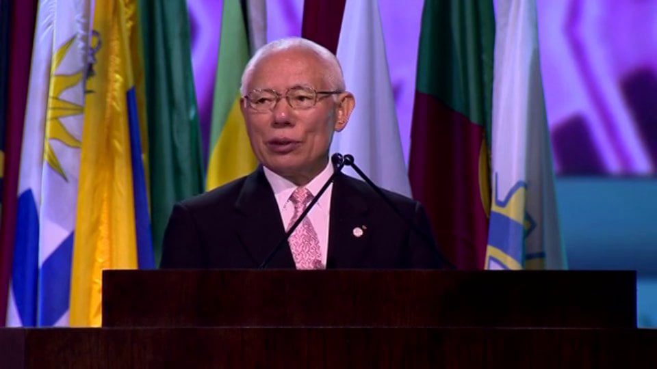 RI President Tanaka Launches Lisbon Convention on Vimeo