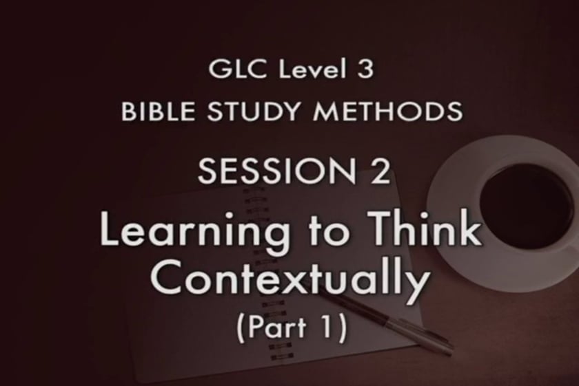 Bible Study Methods 1 – GLC