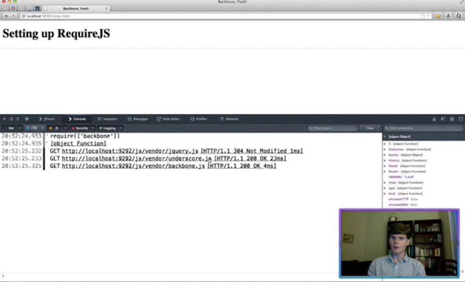 JS Frameworks: Setting up RequireJS on Vimeo