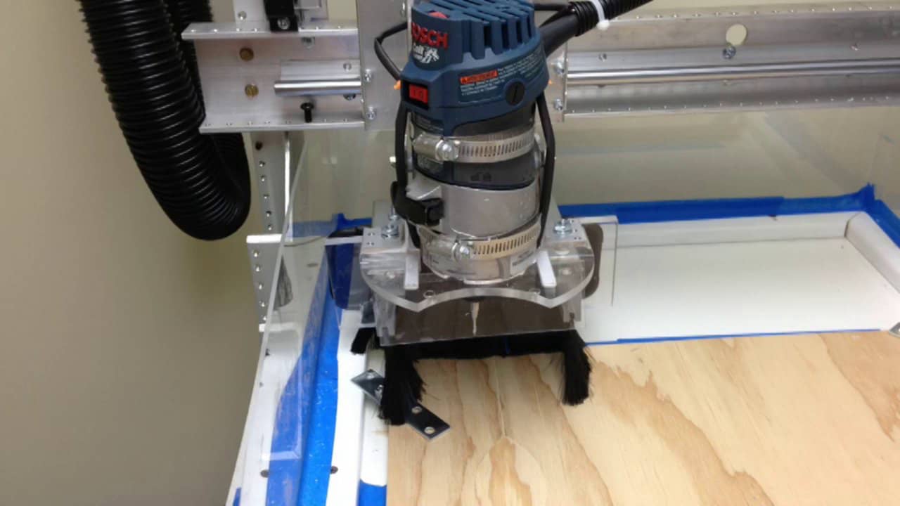 DIY CNC Router Build Part2 "Dust Boot" on Vimeo