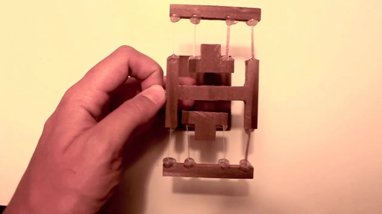 Double Nested Compound Linear Spring Flexure on Vimeo