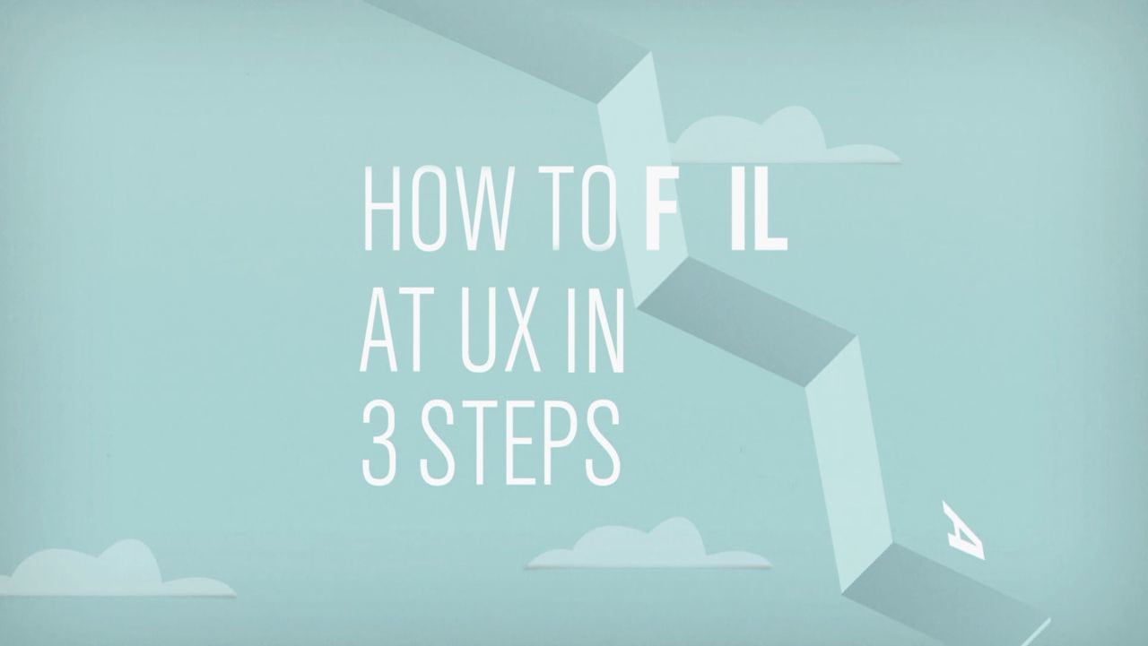 Fast Forum: How to Fail at UX on Vimeo