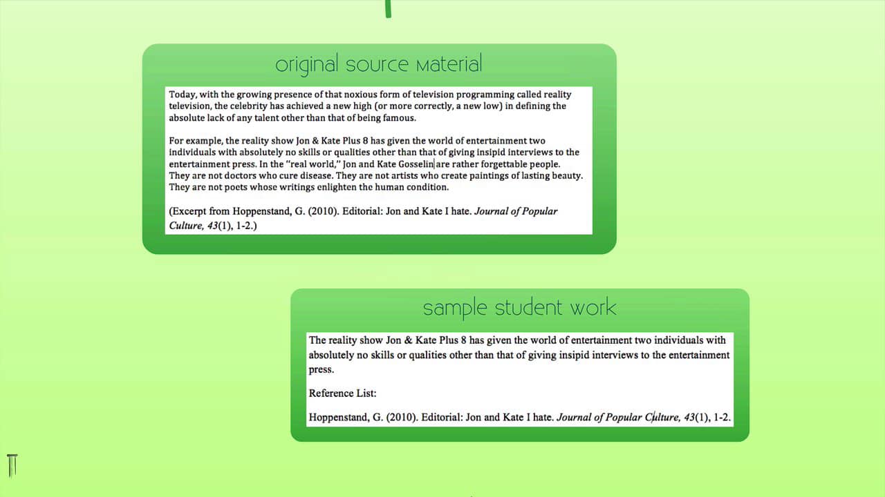 How to identify plagiarism - Example #1 on Vimeo