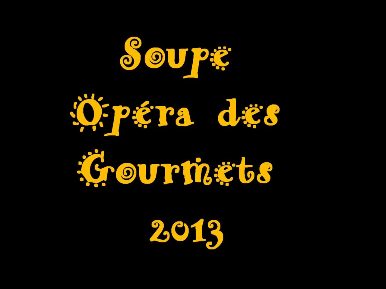 Gourmets semaine 1 - Soupe Opéra on Vimeo