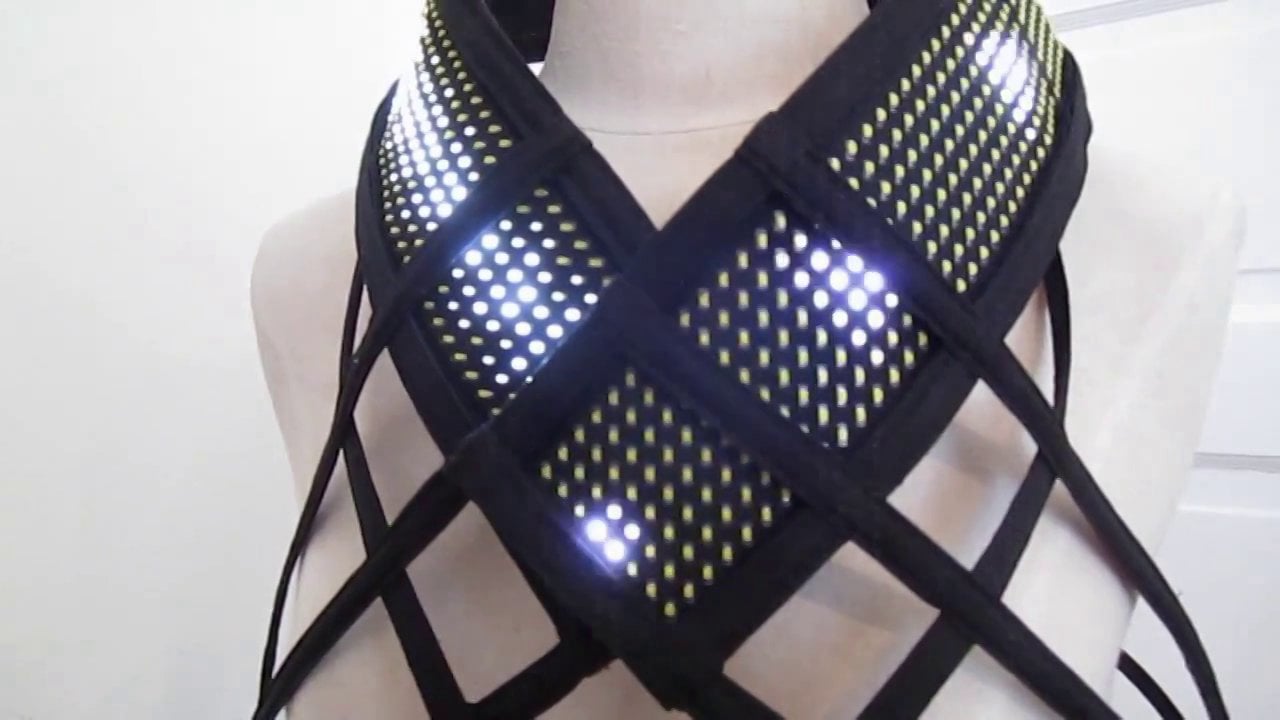 Triangle LED motion graphic for Codame Fashion: Tech + Music on Vimeo