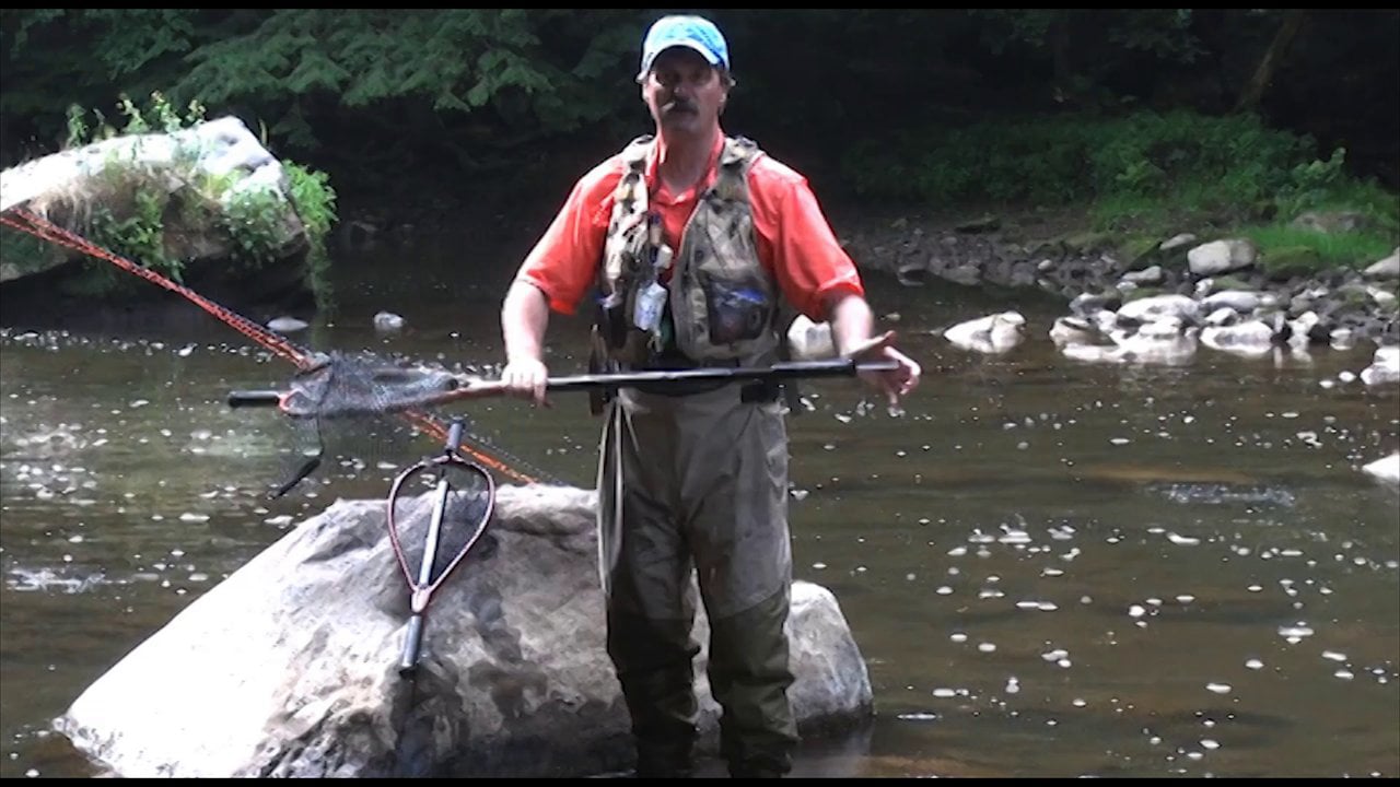 The NetStaff 3 in 1 fishing device. on Vimeo
