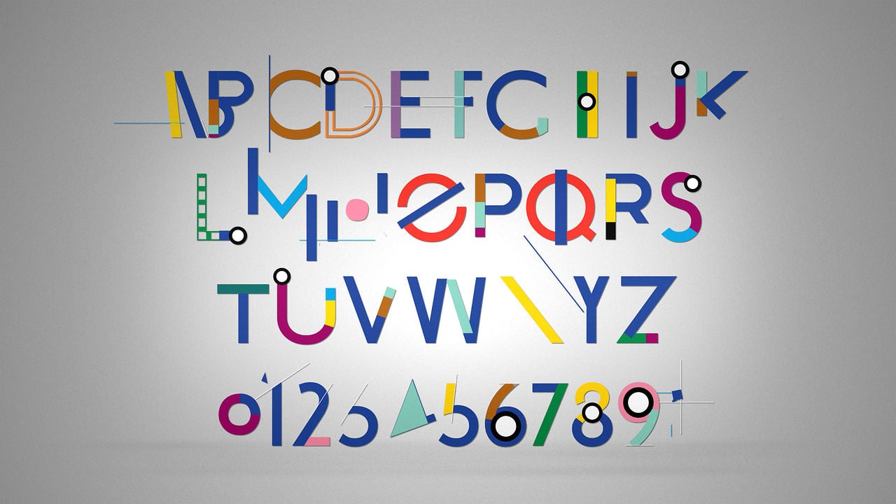 London Underground font animation on Vimeo