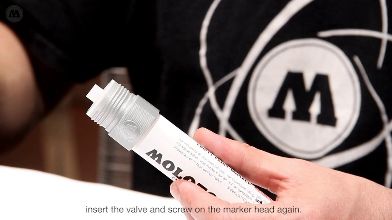 MOLOTOW™ Product Sessions #04 - How to install your MOLOTOW™ REFILL ...