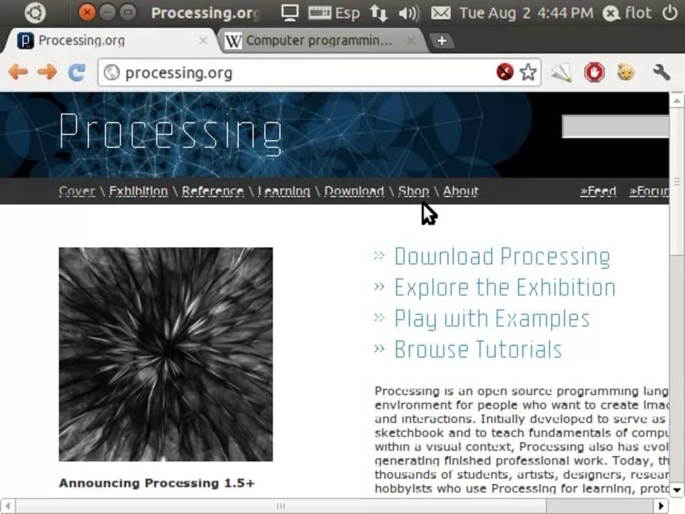 Learn programming 2: Download Processing. Use point() and line() on Vimeo