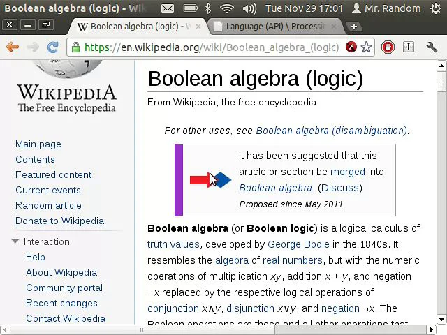 Boolean Example Boolean Example