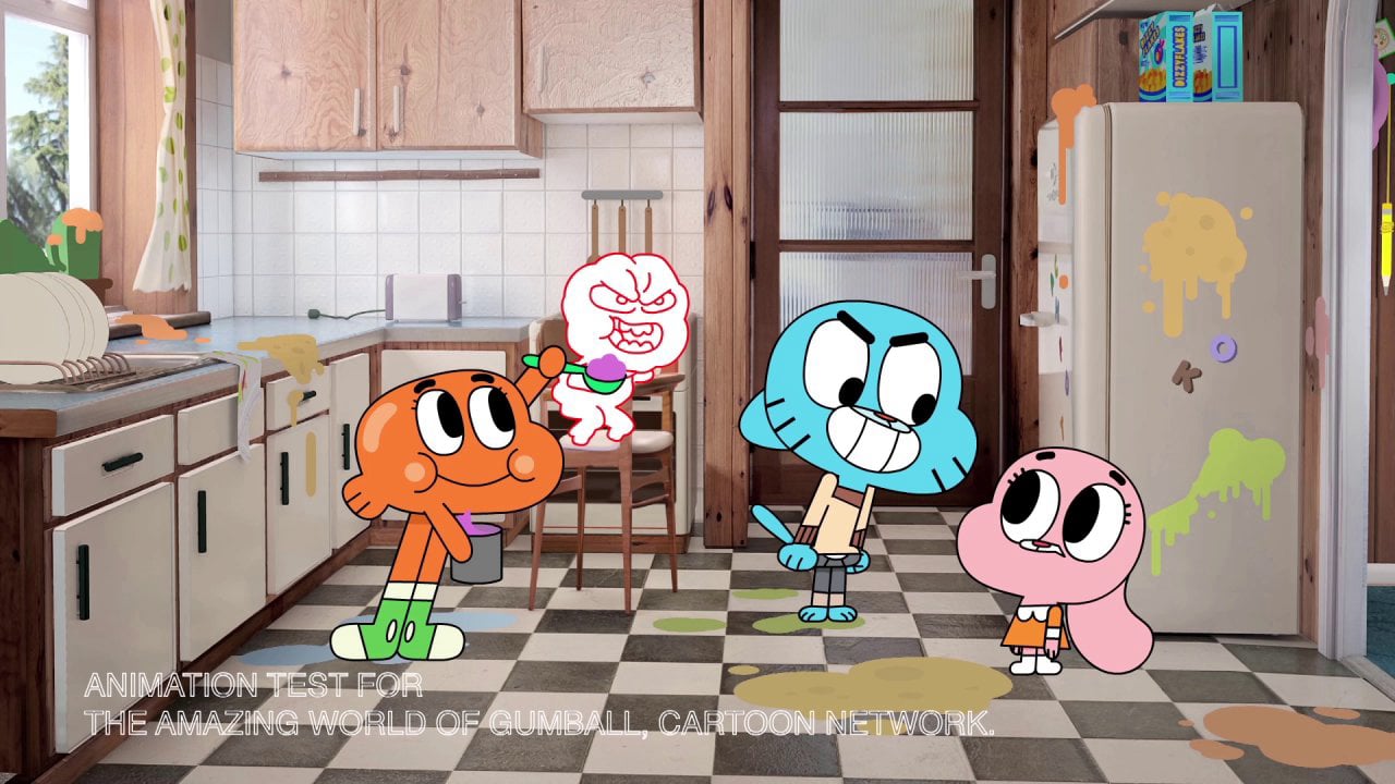 Animation Test of The Amazing World Of Gumball for Cartoon Network UK ...