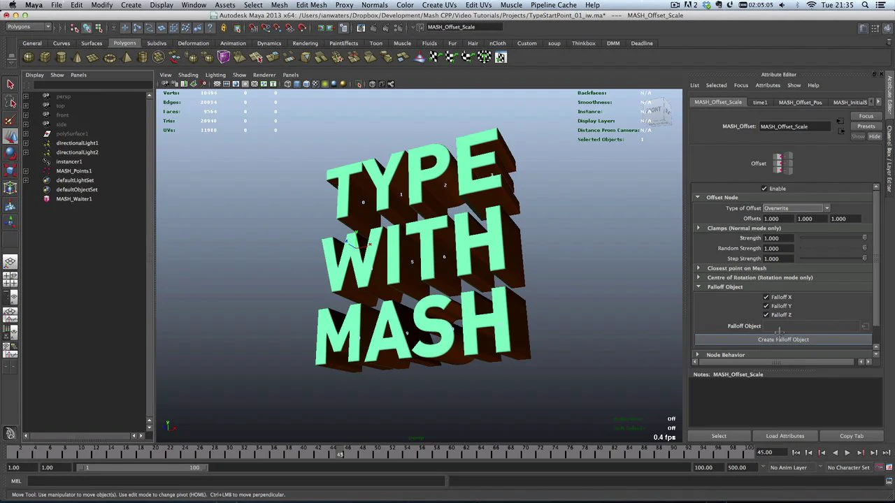 MASH - Text tutorial
