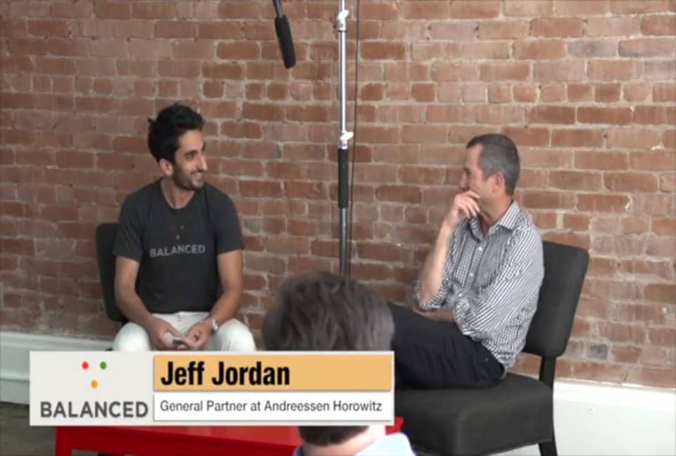 Balanced Fireside Chat with Jeff Jordan on Vimeo