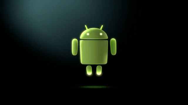 Android Logo 3d Black