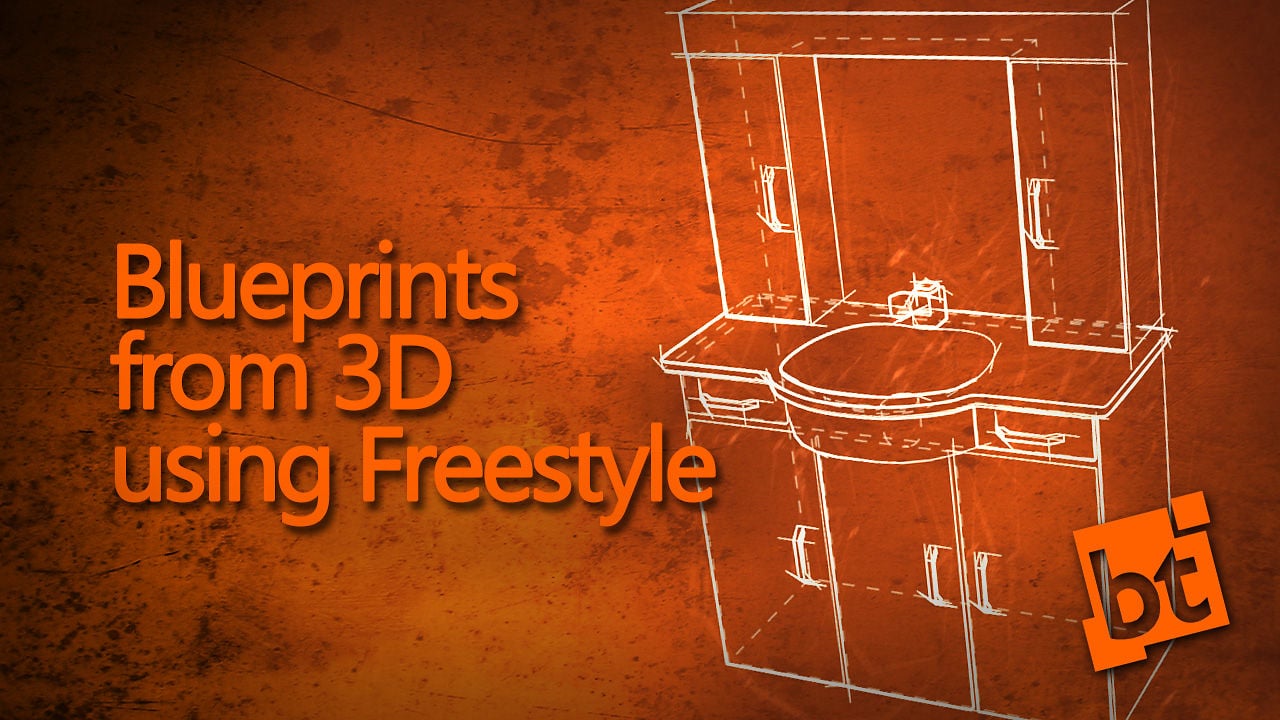 Create a Blueprint from a 3D model using Freestyle on Vimeo