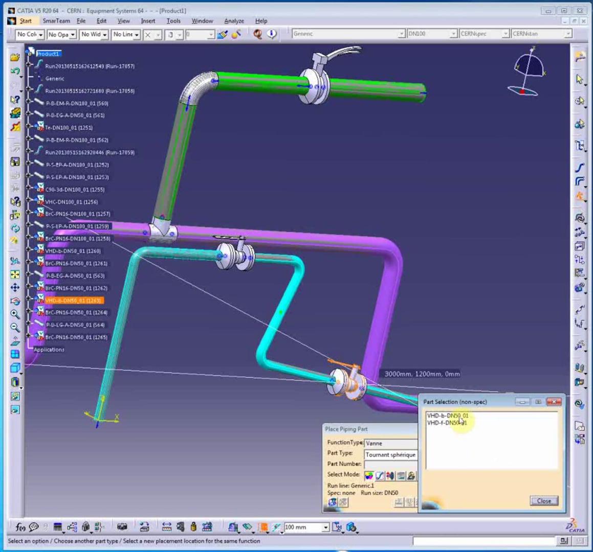 CATIA Piping Design Workbench at CERN - Basic Features in CATIA V5 and ...