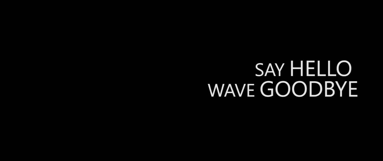 Say hello wave goodbye -David Gray on Vimeo