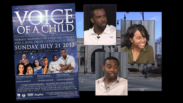 Playwright Richard Gallion, Deverin Deonte and Elizabeth Jenkins of ...