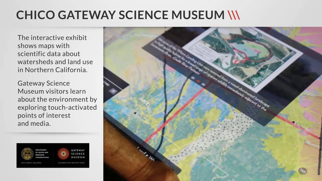 Chico Gateway Science Museum Watershed Map Application on Vimeo