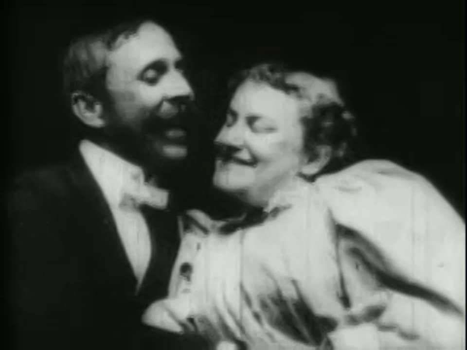 The May-Irwin Kiss (Edison, 1896) on Vimeo