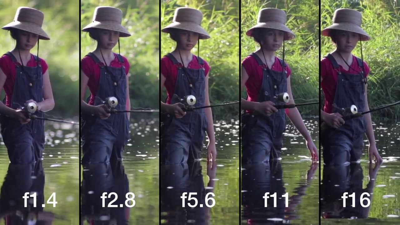 Depth of Field comparison f 1.4 through f16 on Vimeo