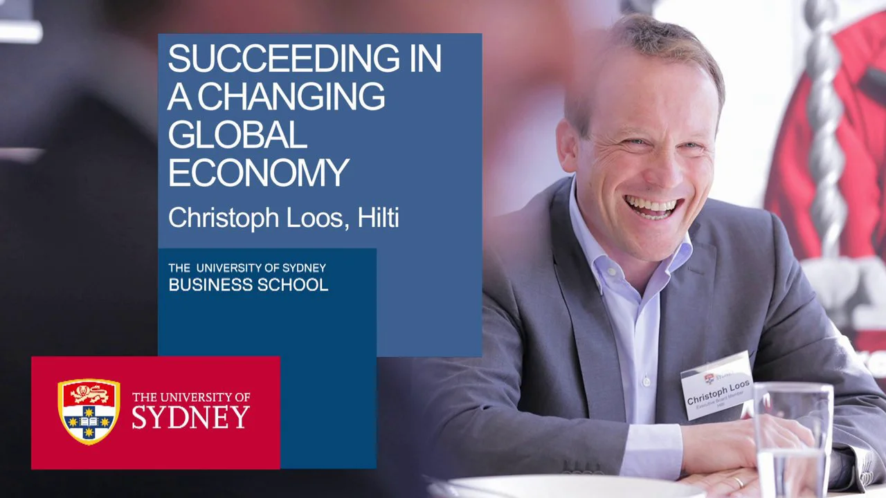 In conversation with Christoph Loos, Hilti on Vimeo