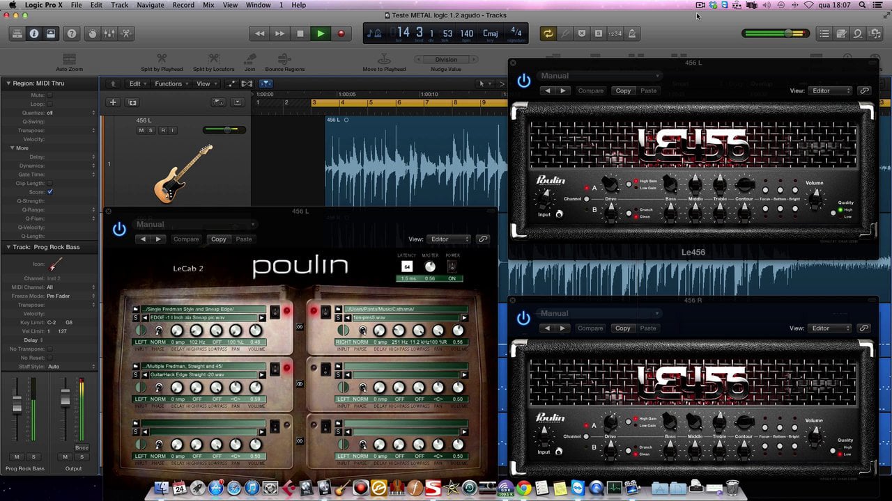 Logic Pro X - LePoulin LE456 (ENGL Amp) on Vimeo