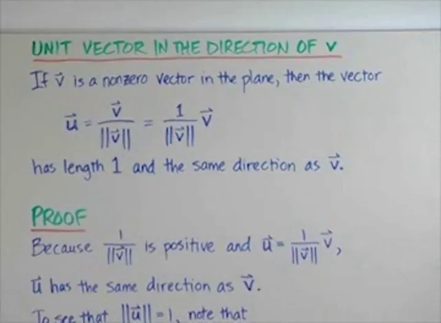 Unit Vector