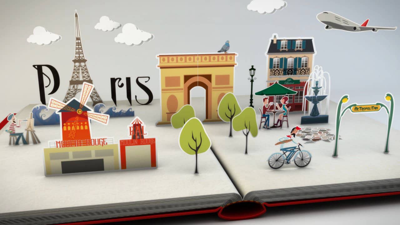 Book popup - Paris on Vimeo