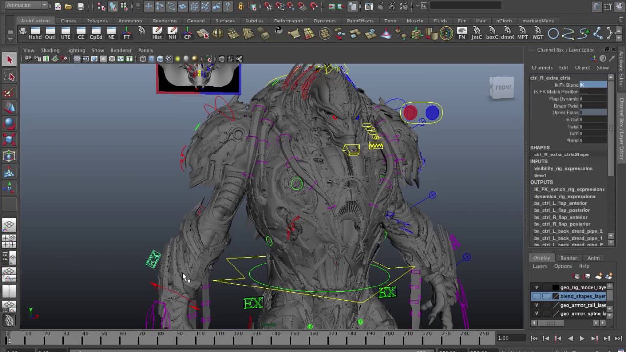 Lukruk rig Lesson 03 part1 IK FK match position on Vimeo