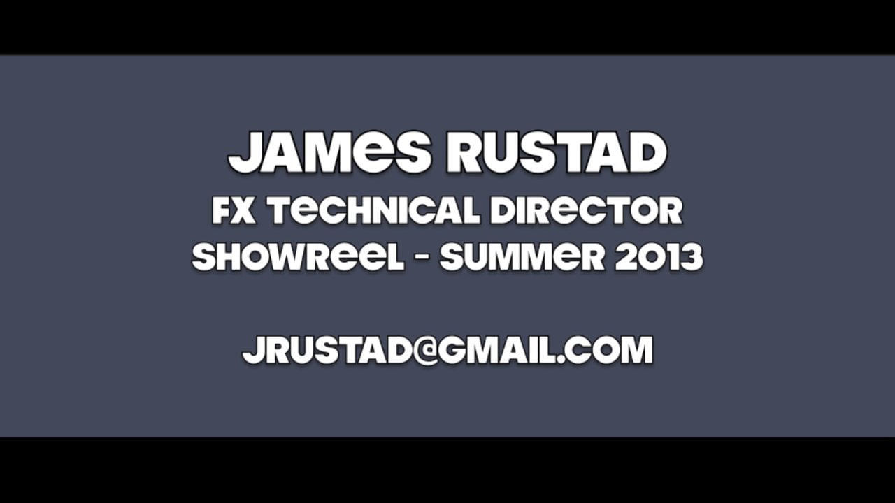 James Rustad - VFX Showreel 2013 on Vimeo