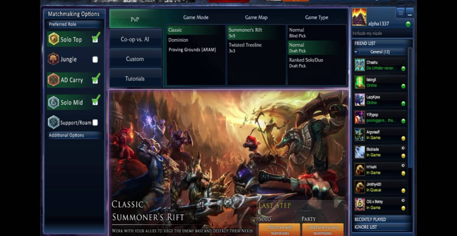 League of Legends - Mock Interface on Vimeo