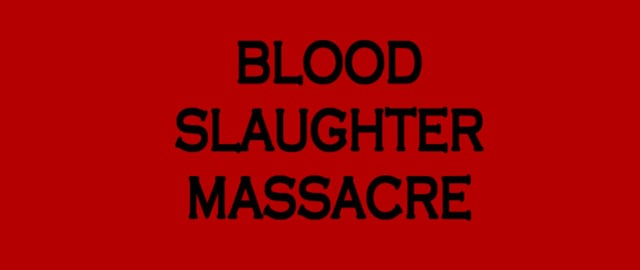 Blood Slaughter Massacre on Vimeo