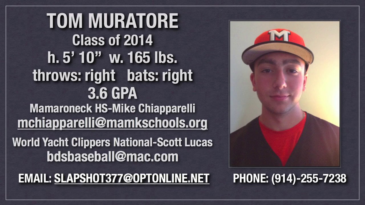 Tom Muratore- Edited 8/06/13 on Vimeo