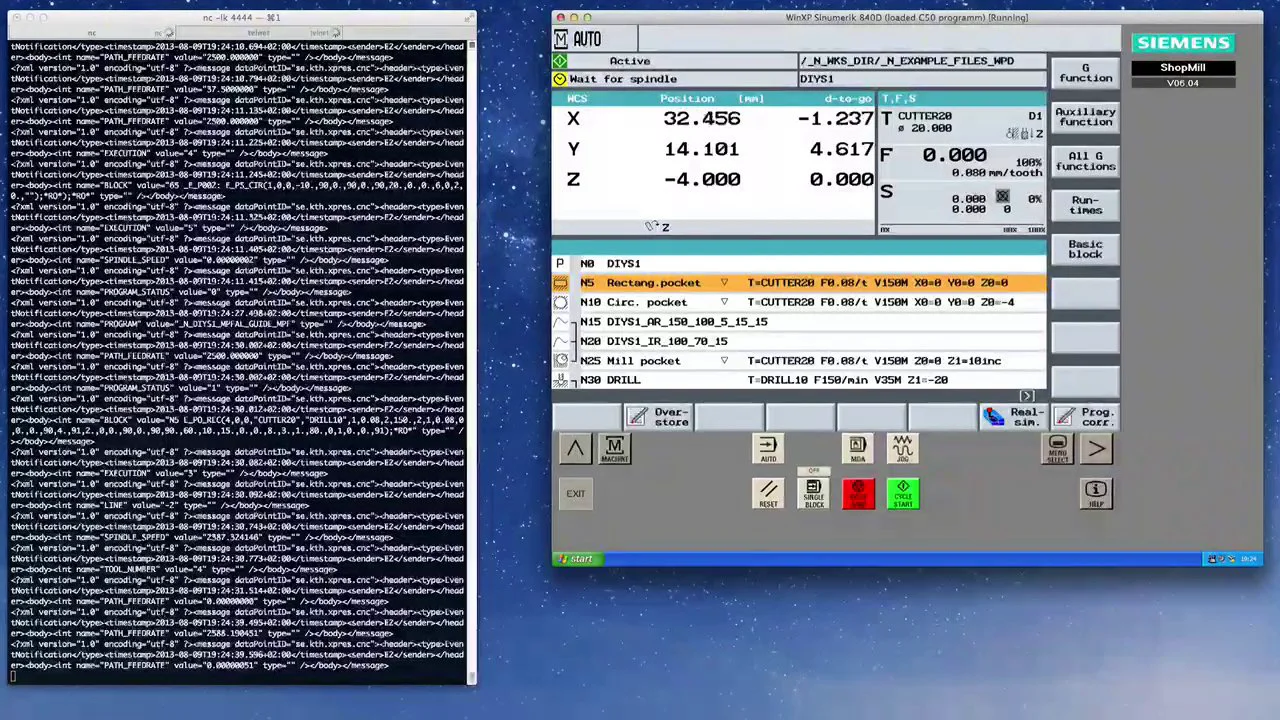 Monitoring 840D Sinumerik on Vimeo